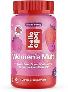 Amazon.com: Hello Bello Organic Women's Multi Gummy Vitamins - Vegan ...