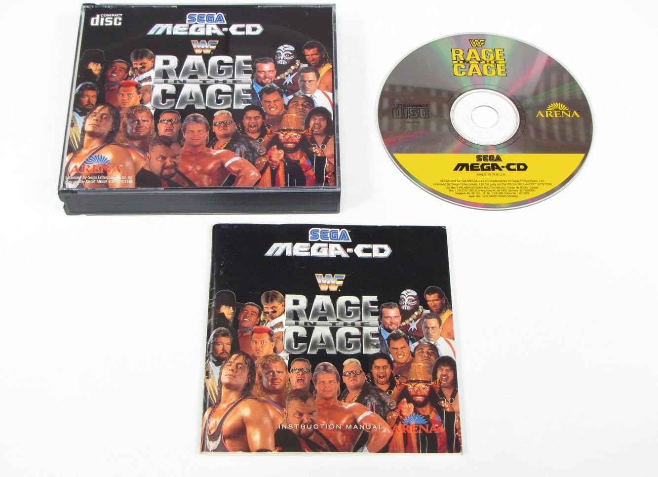 WF Rage in the Cage SEGA MEGA-CD : Amazon.co.uk: PC & Video Games