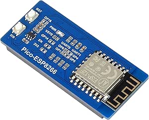 Amazon.com: ESP8266 WiFi Expansion Module for Raspberry Pi Pico,UART Interface, STA, AP, and STA ...