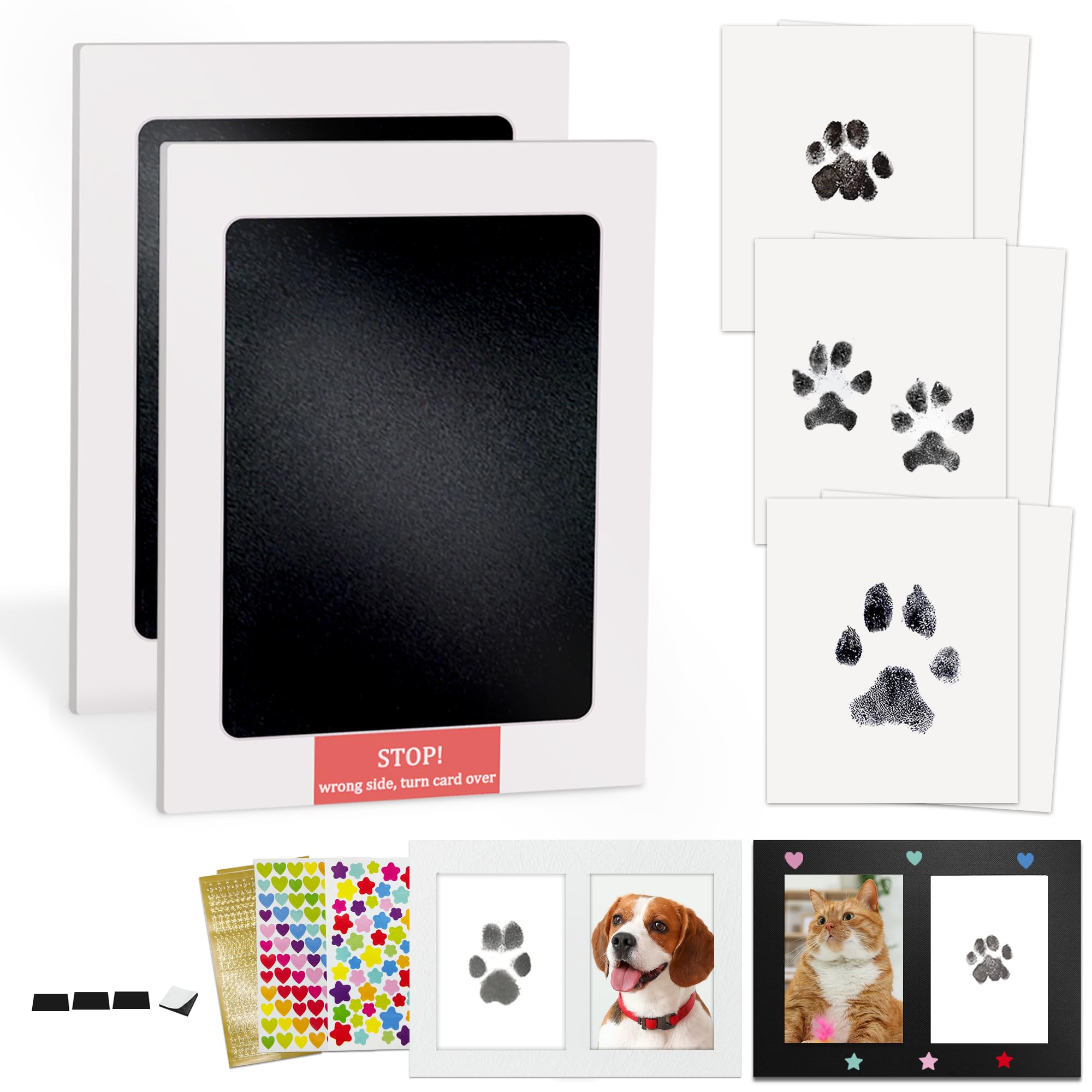 Amazon.com : MYPAWLETS Inkless Paw Print Kit,Mess-Free Paw Print Stamp ...