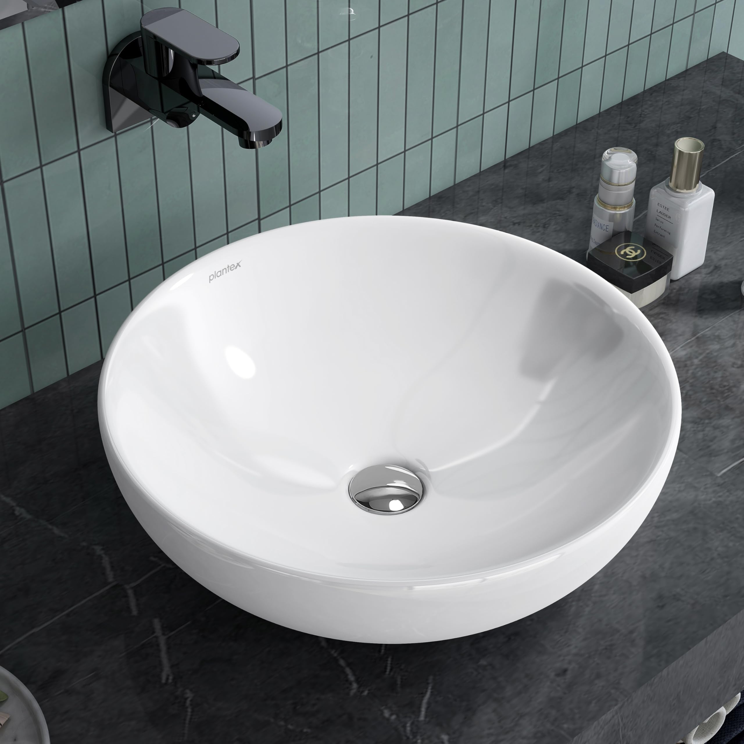 JAQUAR Continental Series Table Top WASH Basin (White) | 425x340x175mm ...