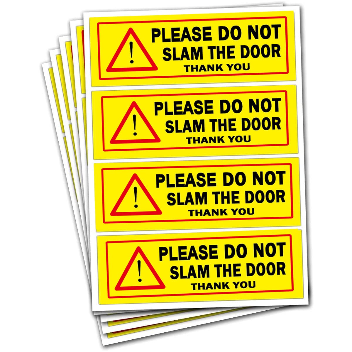 Remarkableplease Do Not Slam The Door Warning Stickers 5x1 5 ...
