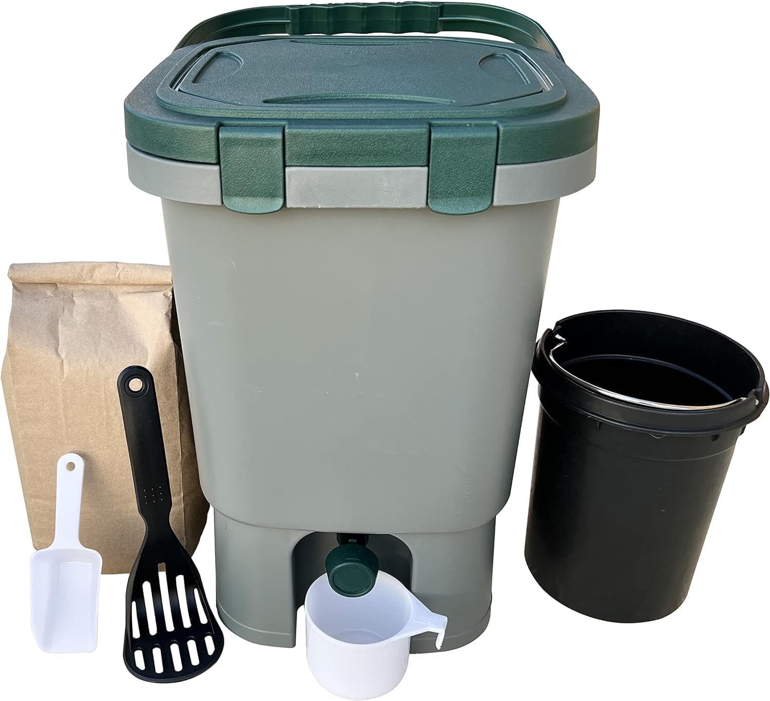 Amazon.com : Easy Snap Lid Bokashi Compost Kit : Home & Kitchen