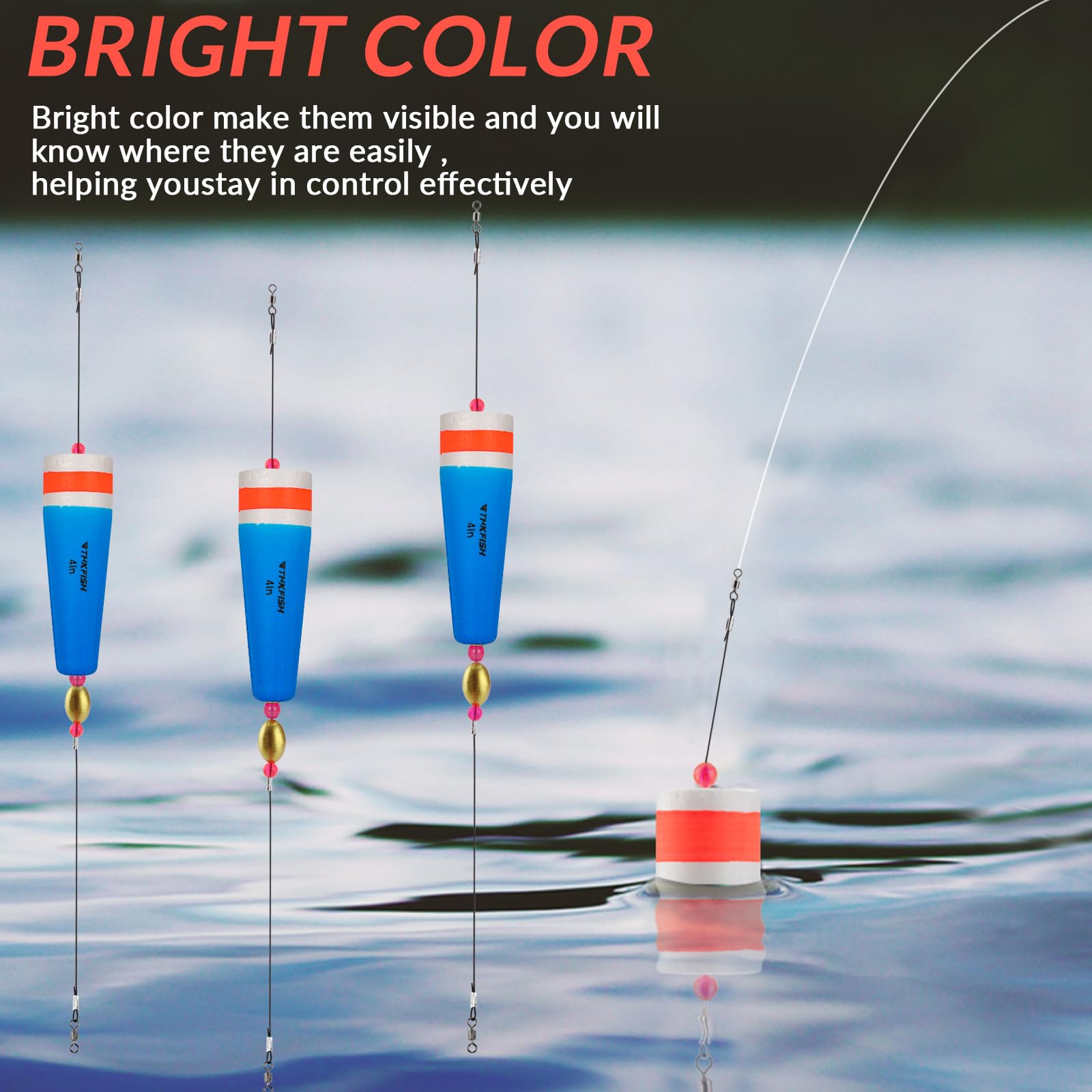 Snapklik.com : Weighted Bobbers - Mix Of 3-4pcs Weighted Popping Cork ...