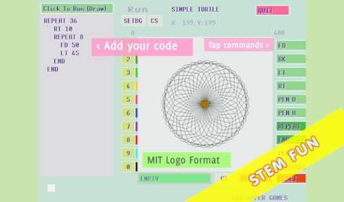 Simple LOGO Turtle - Draw Shapes with Code (STEM):Amazon.in:Appstore ...