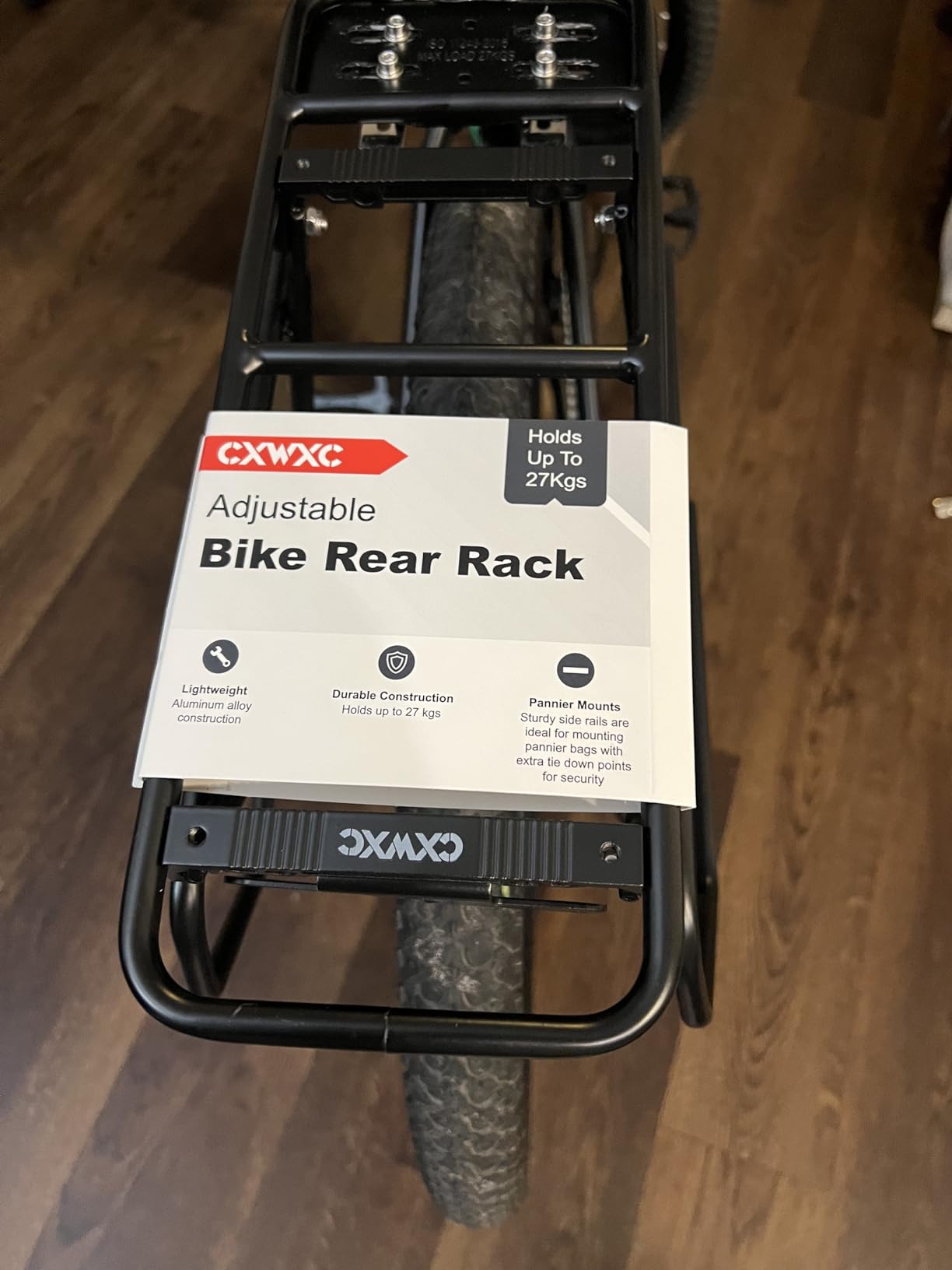 $9/mo - Finance CXWXC Rear Bike Rack with Basket - Bike Cargo Rack for ...