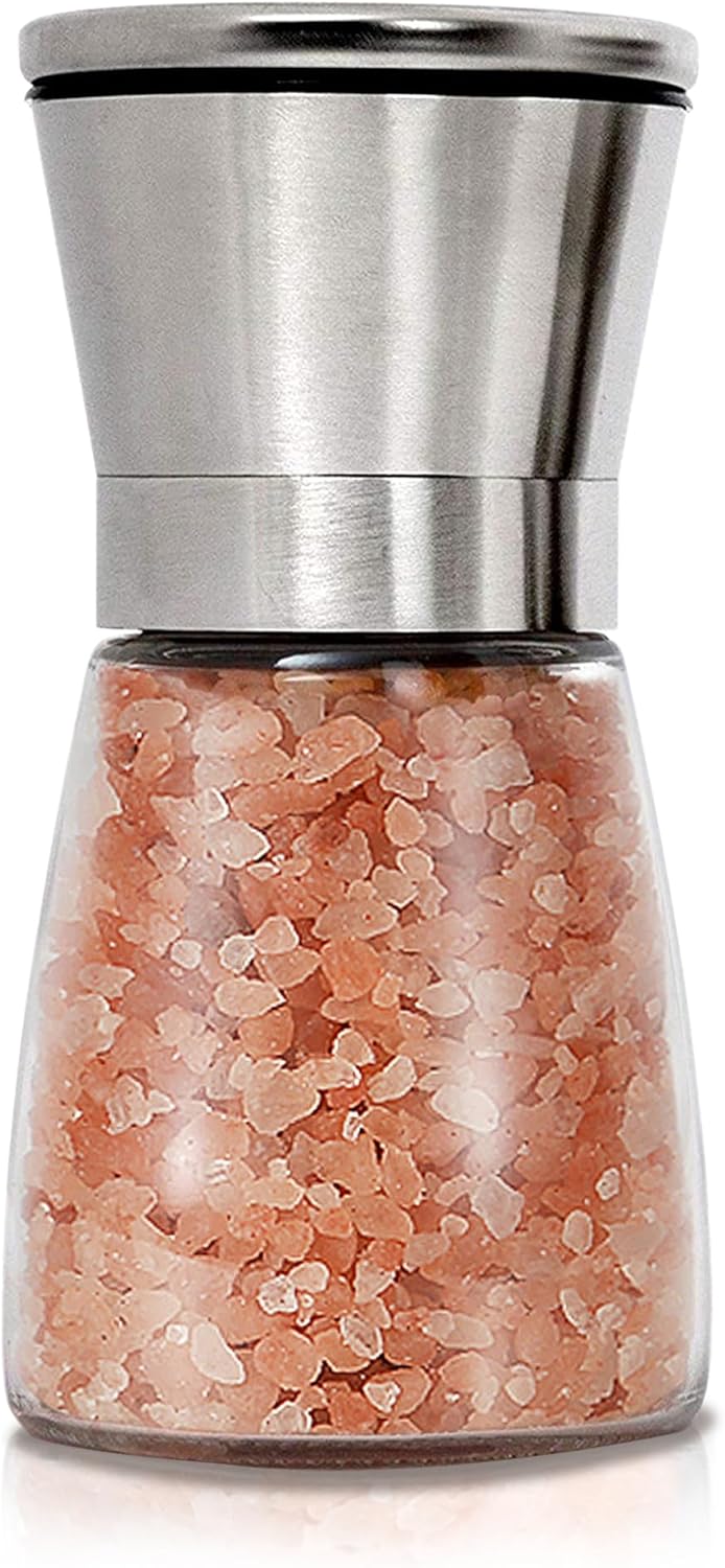 Amazon.com: Gulex® Salt Grinder Pepper Mill, Salt Shaker Refillable ...