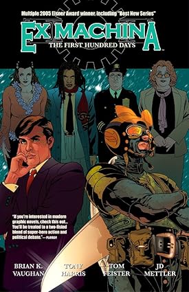 Amazon.com: Ex Machina, Vol. 1: The First Hundred Days: 9781401206123 ...