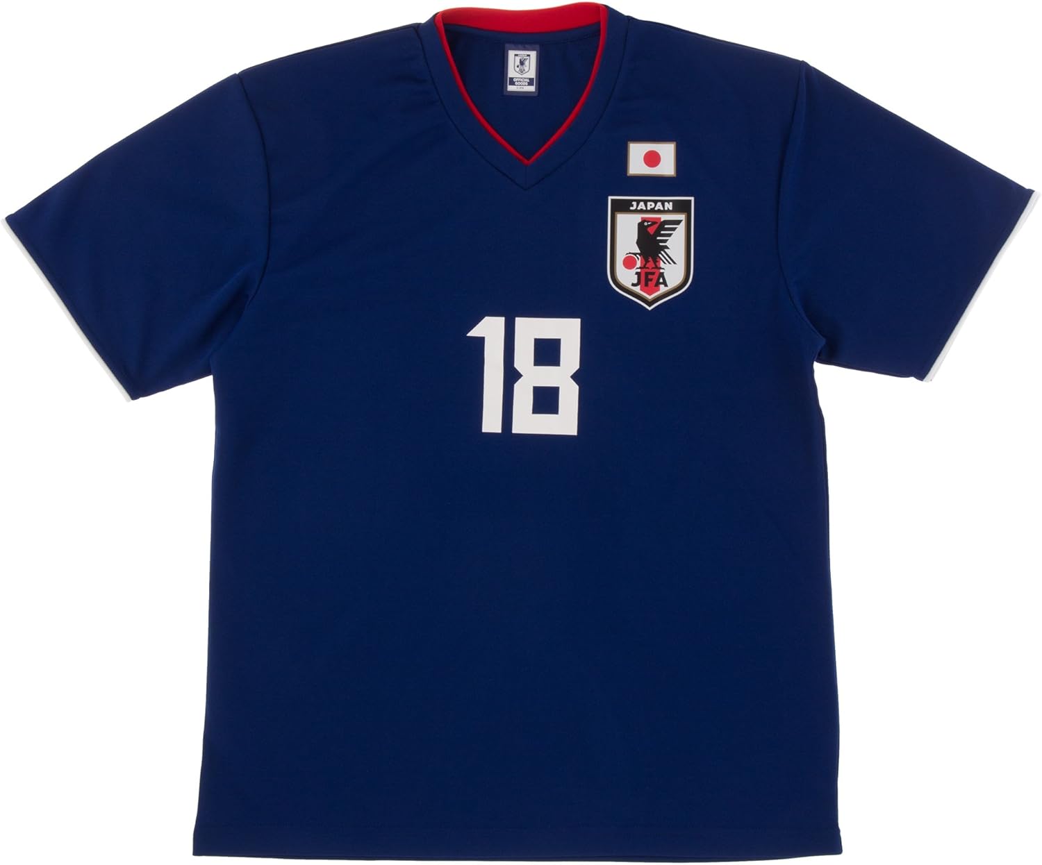 Amazon | 日本サッカー協会(JFA) プレーヤーズTシャツ 中島翔哉 No.18 O-362 XL | 日本サッカー協会(JFA) | Tシャツ・カットソー