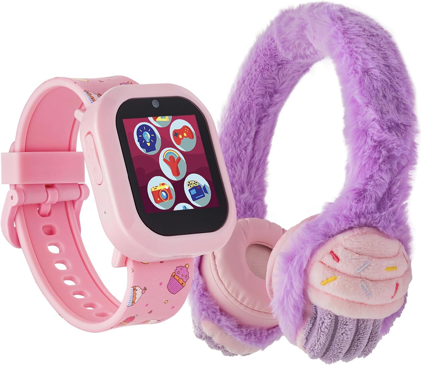 Amazon.com: PlayZoom Kids Smartwatch with Bluetooth Headphone Set - Fun ...