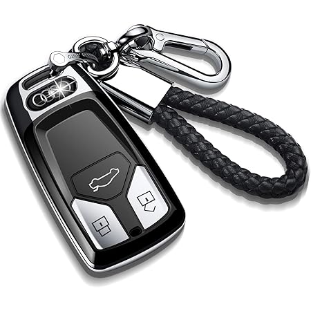 Amazon.com: Tukellen for Audi Key Fob Cover with Keychain, Special Soft ...