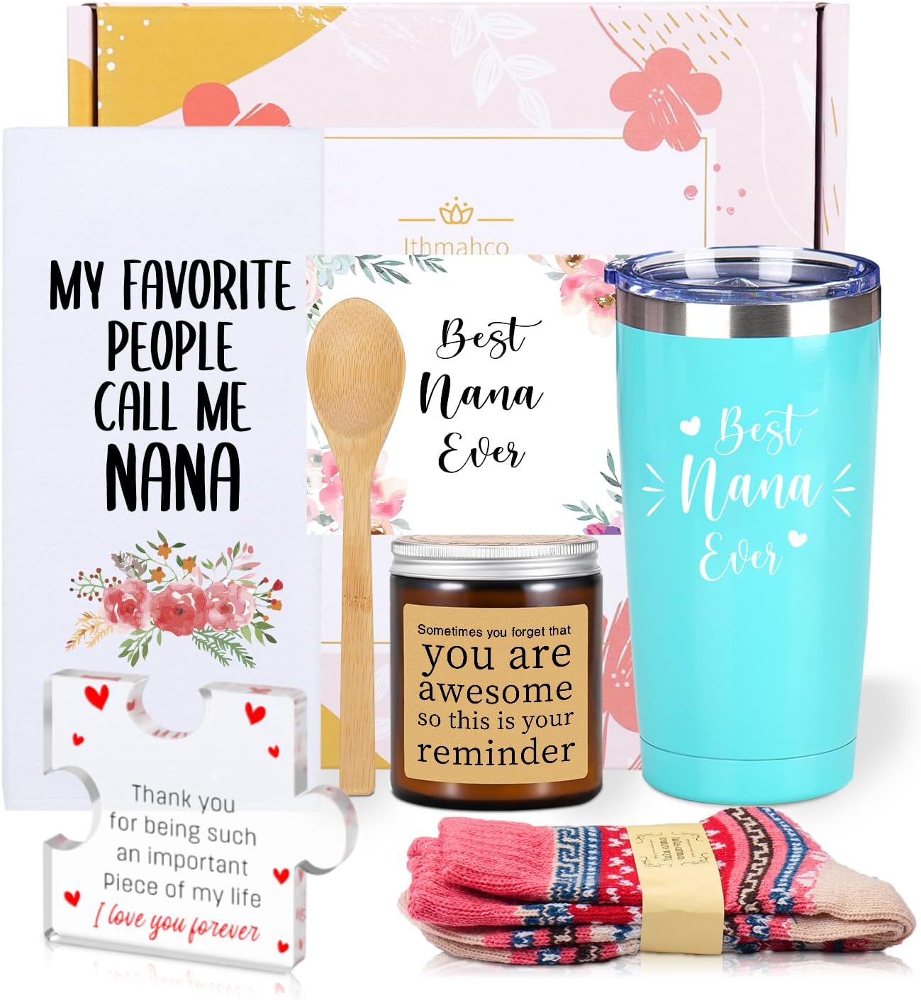 Amazon.com: BECTA DESIGN Nana Gifts Box for Birthday, Christmas Gifts ...