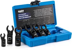 Orion Motor Tech Crows Foot Wrench Set, 6pc Flex Head Crows Foot Line ...