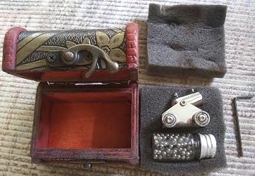 Amazon.com: Pocket Mini Cannon Model Kits Miniature Metal Scale ...