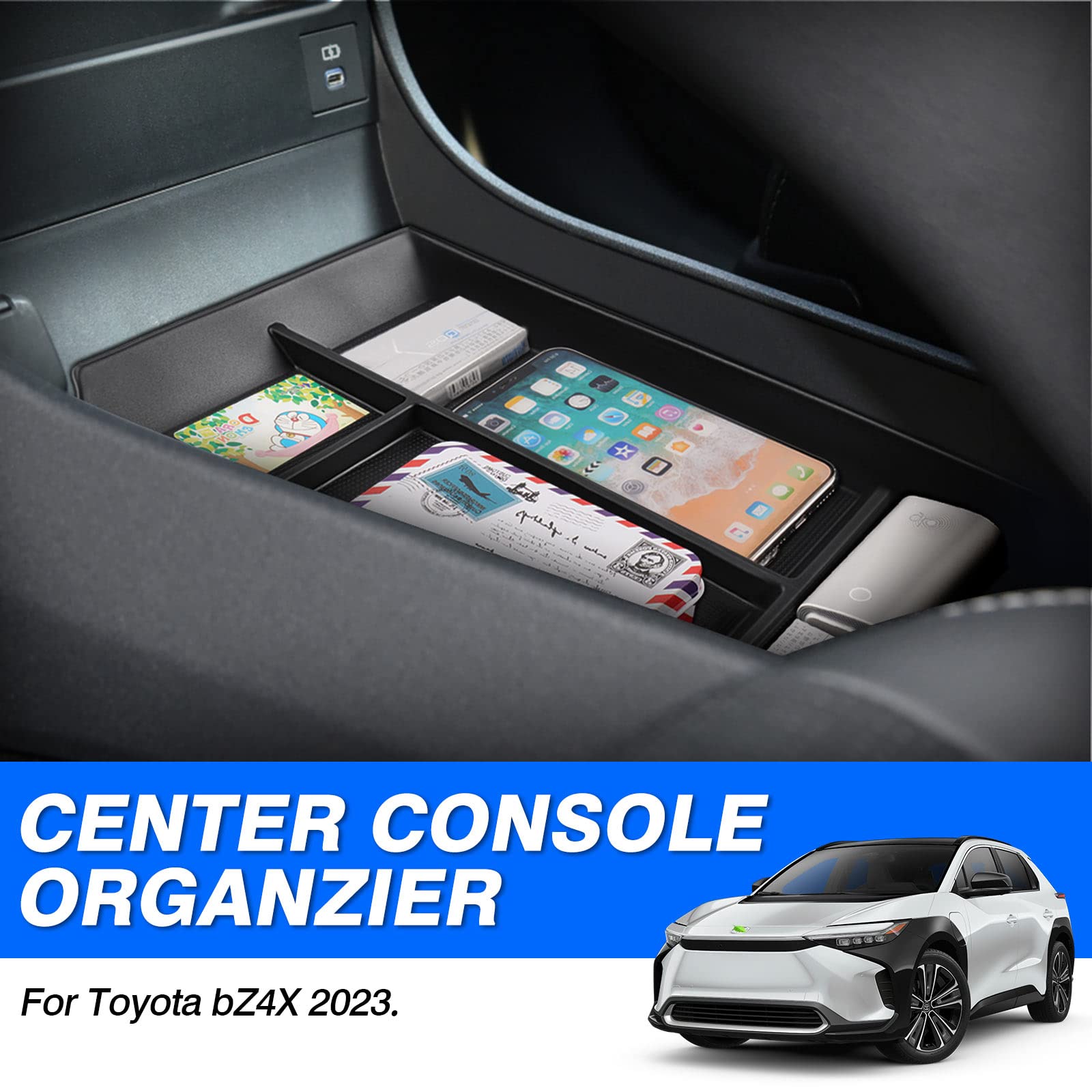 Snapklik.com : Center Console Bottom Organizer For 2023 2024 2025 ...
