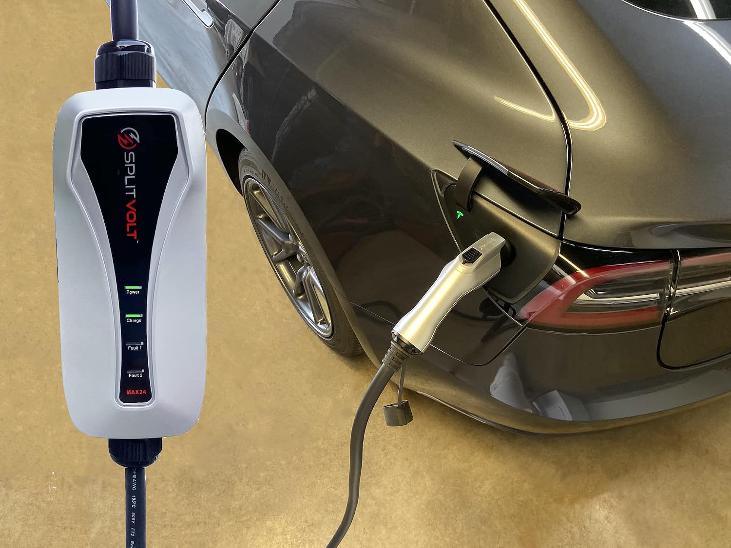 NEMA 14-30 – Cargador portátil EV de nivel 2 de 24 amperios, 220-240 ...