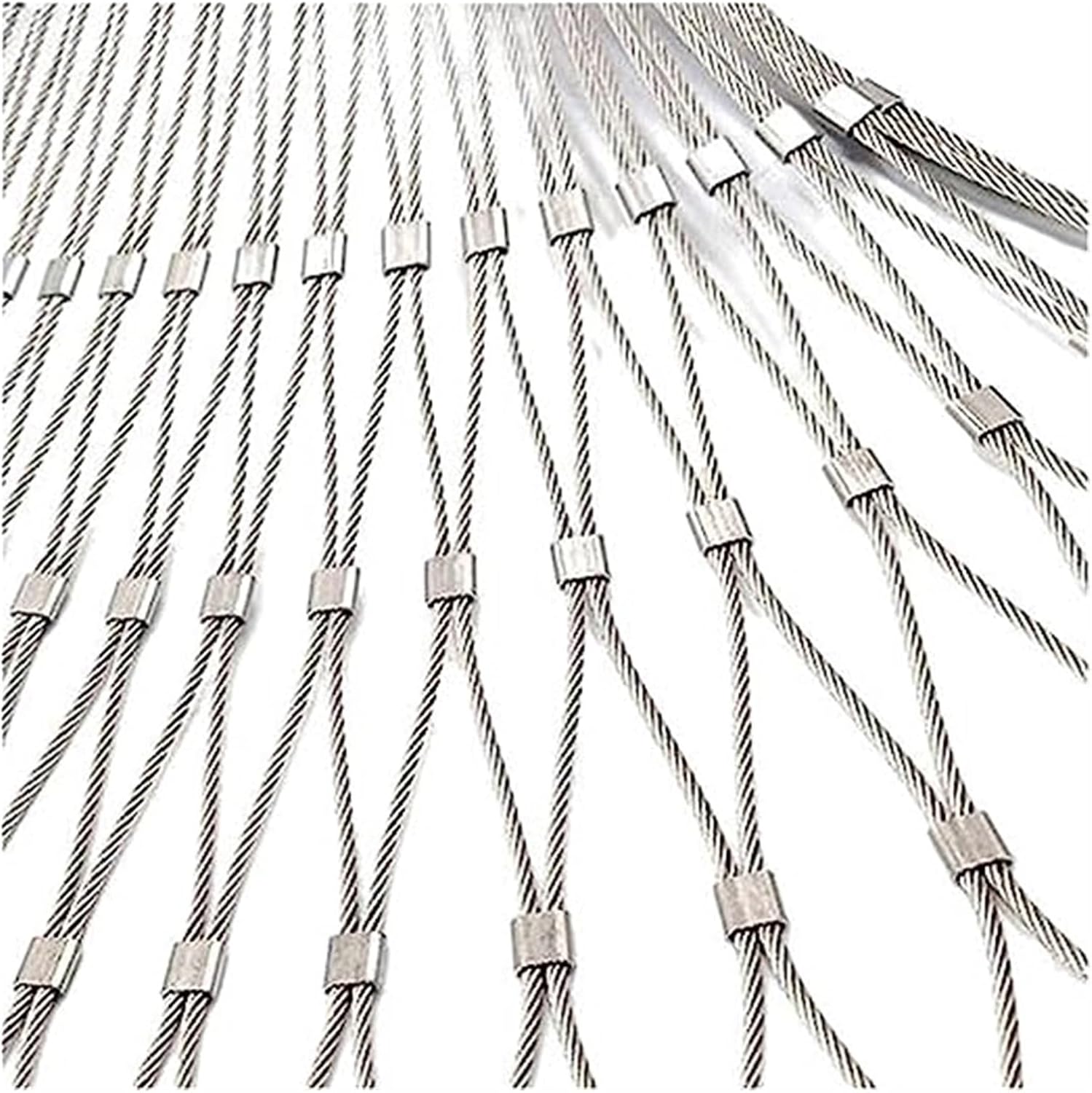 Amazon.com: 304 Stainless Steel Rope Net, Protection Boundary Flexible ...