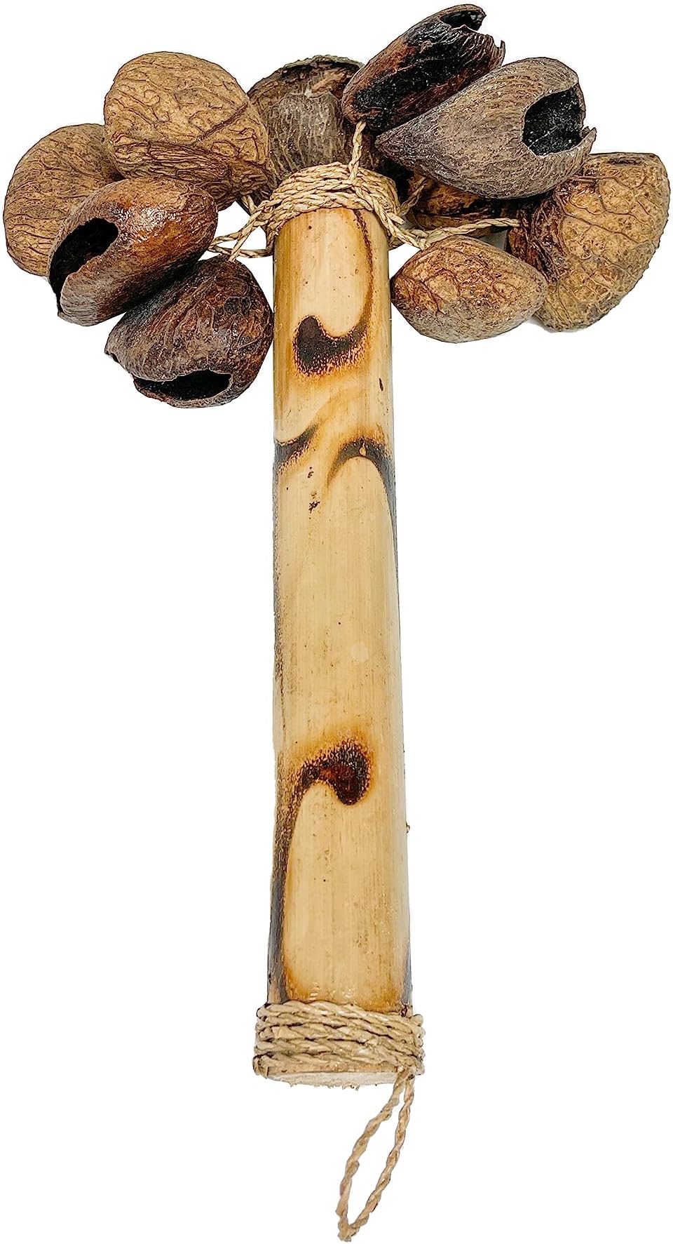 Pangi Fruit Shaker - Bamboo - Handmade Percussion Instrument - 25 cm ...