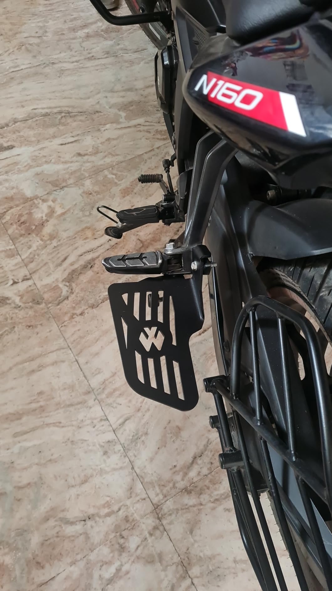 DURIOR Pulsar N250/F250/N160 Pillion Foot Rest Heavy : Amazon.in: Car ...