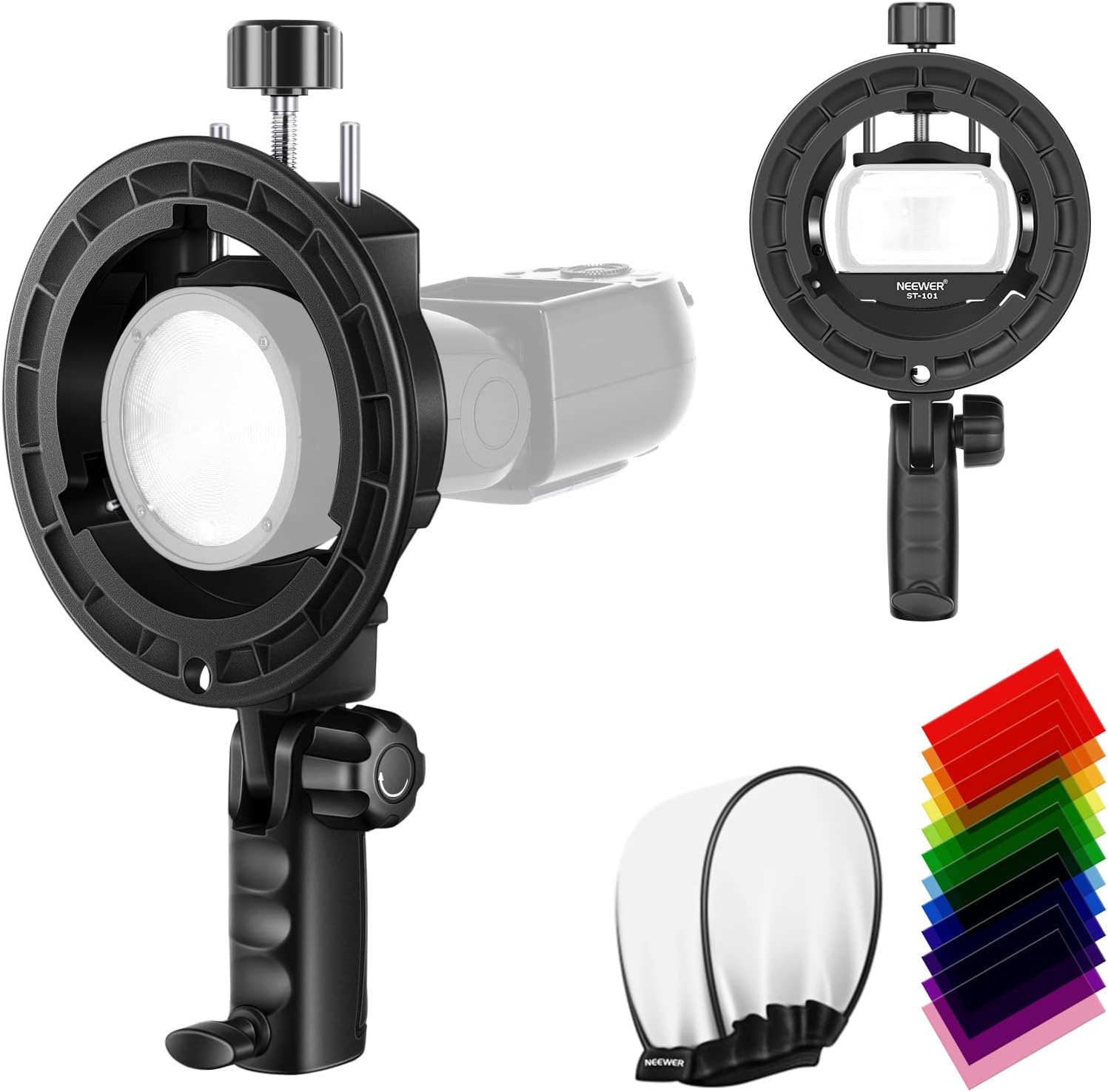 NEEWER Speedlite Tipo S Soporte para Flash con Montura Bowens con ...