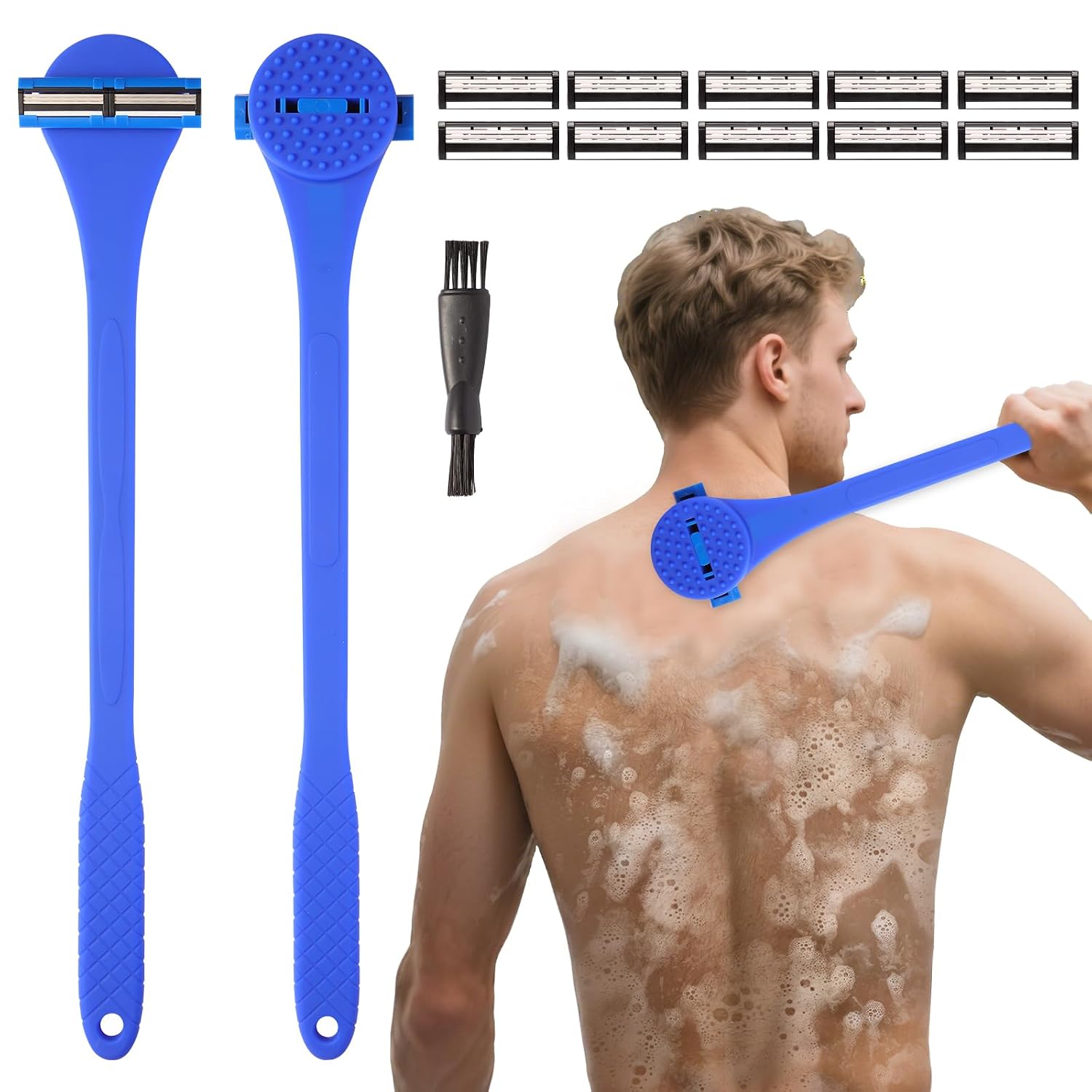 Amazon.com: Back& Body Shaver for Men,Back Hair Trimmer for Men with ...