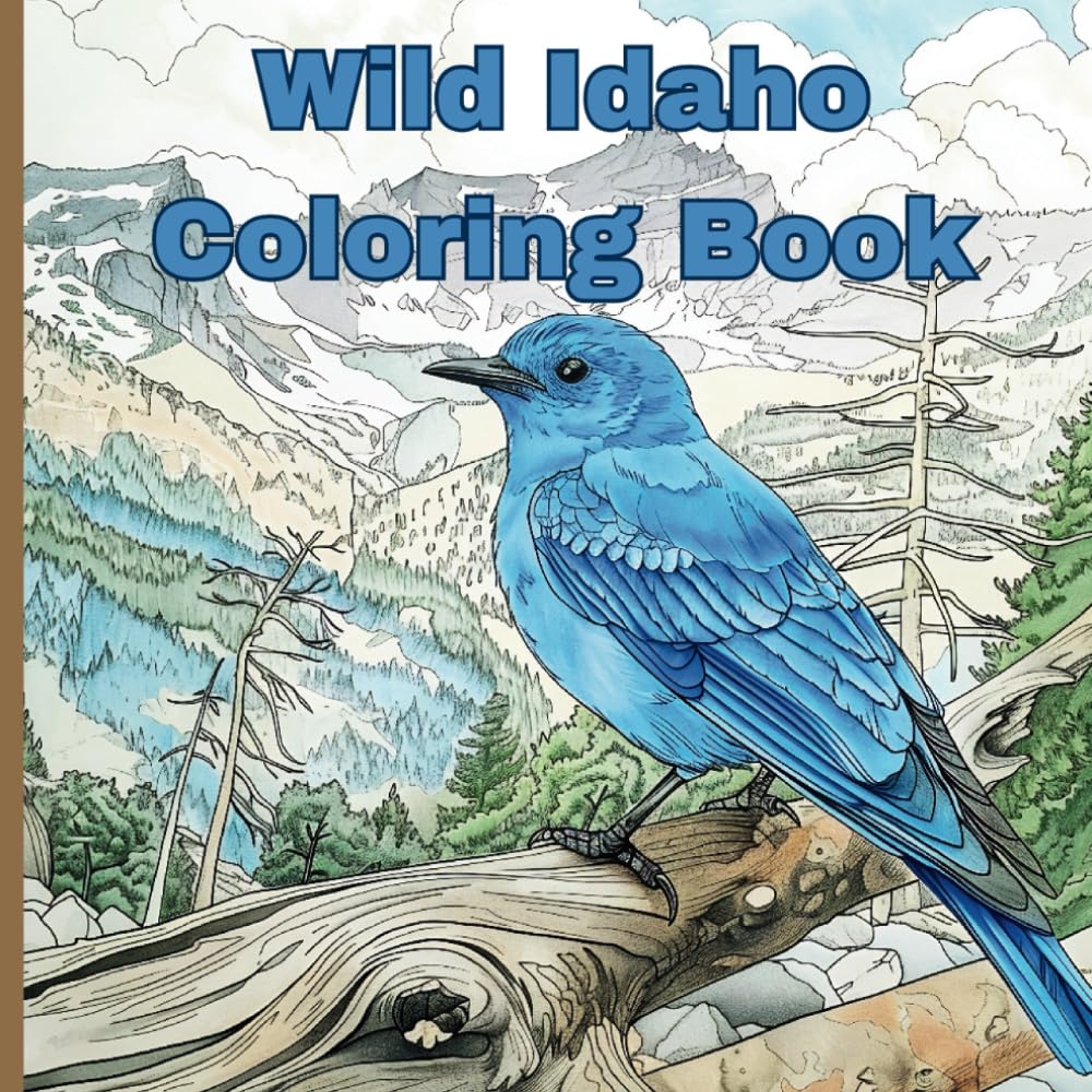 Amazon.com: Wild Idaho Coloring Book: Coloring Pages of Idaho Animals ...