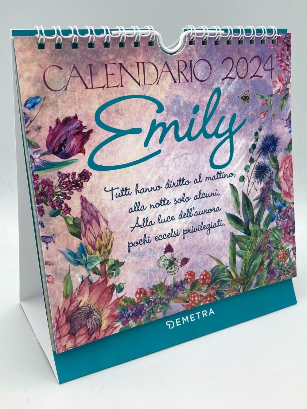 Calendario Emily desk 2024 da tavolo (17 x 16 cm): 9788844080587: Books ...