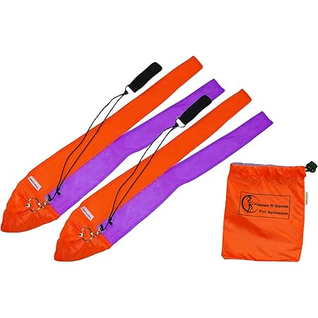 Flames 'N Games Kids Poi Lizard Poi - Short Tail Fabric Practice Poi ...