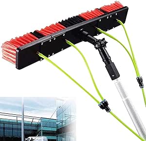 Amazon.com: Water Fed Pole Kit – Solar Panel Cleaning Brush with ...