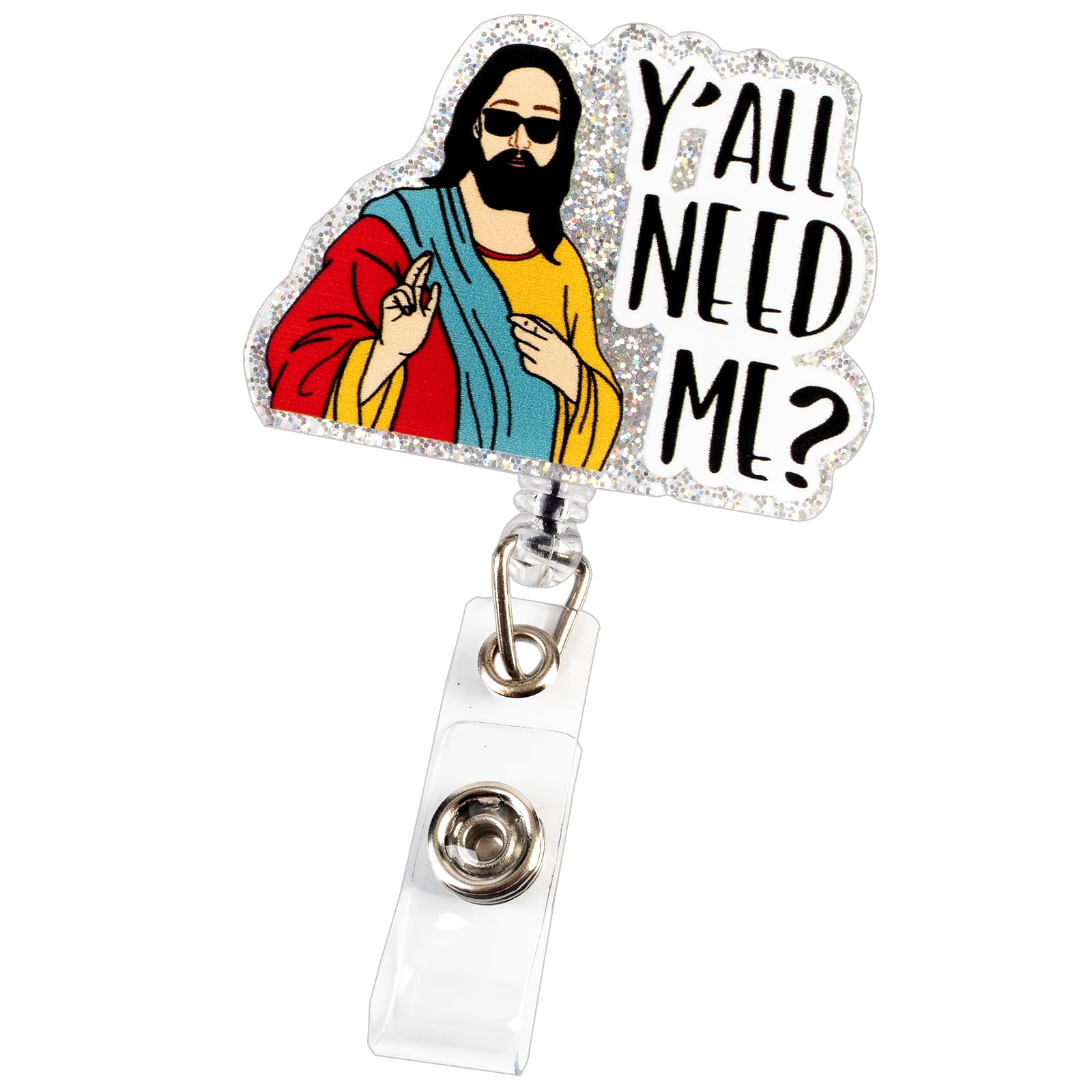 Funny Name Tag Holders YJ Premiums 8pc Funny Fun Cool Cute Humor Badge
