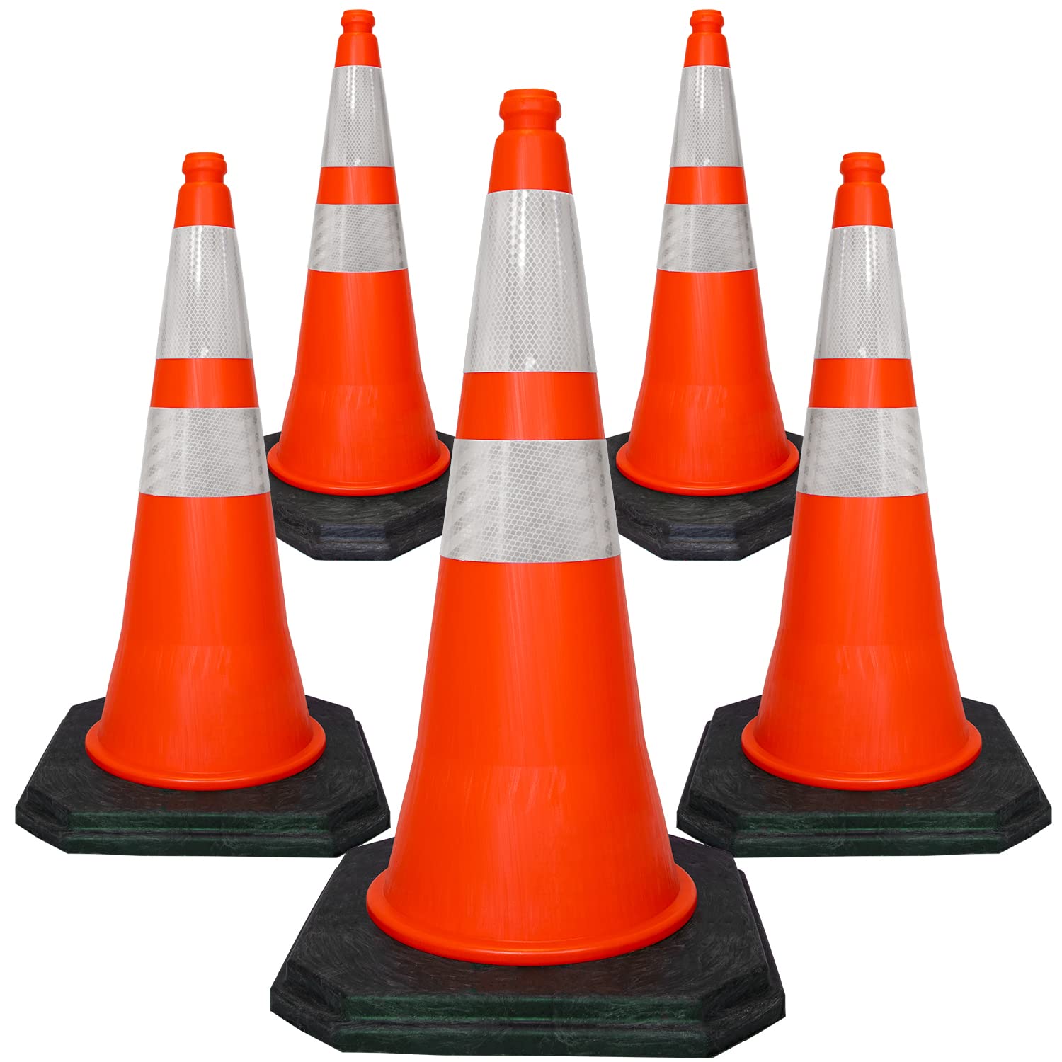 Snapklik.com : Street Solutions 28 Inch Traffic Cones 5 Pcs