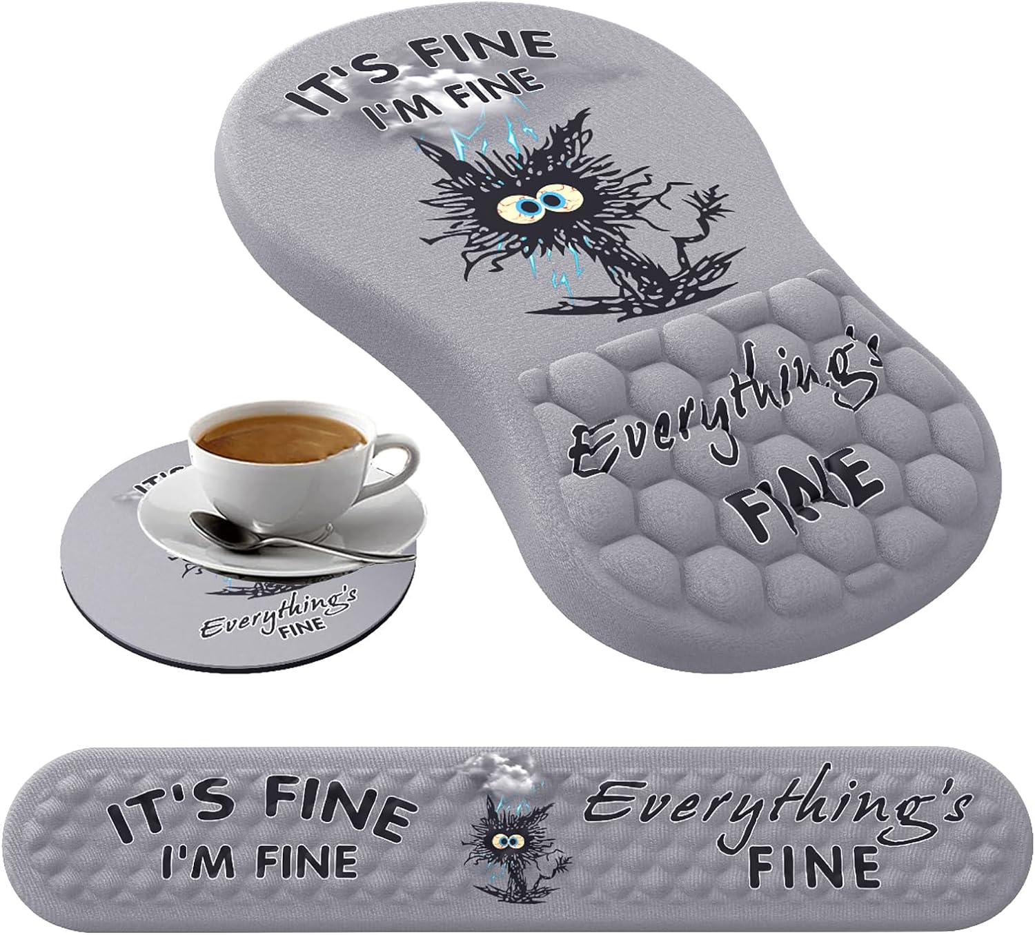 Amazon.com : Mouse Pad Wrist Support,Ergonomic Mouse Pad with Wrist ...