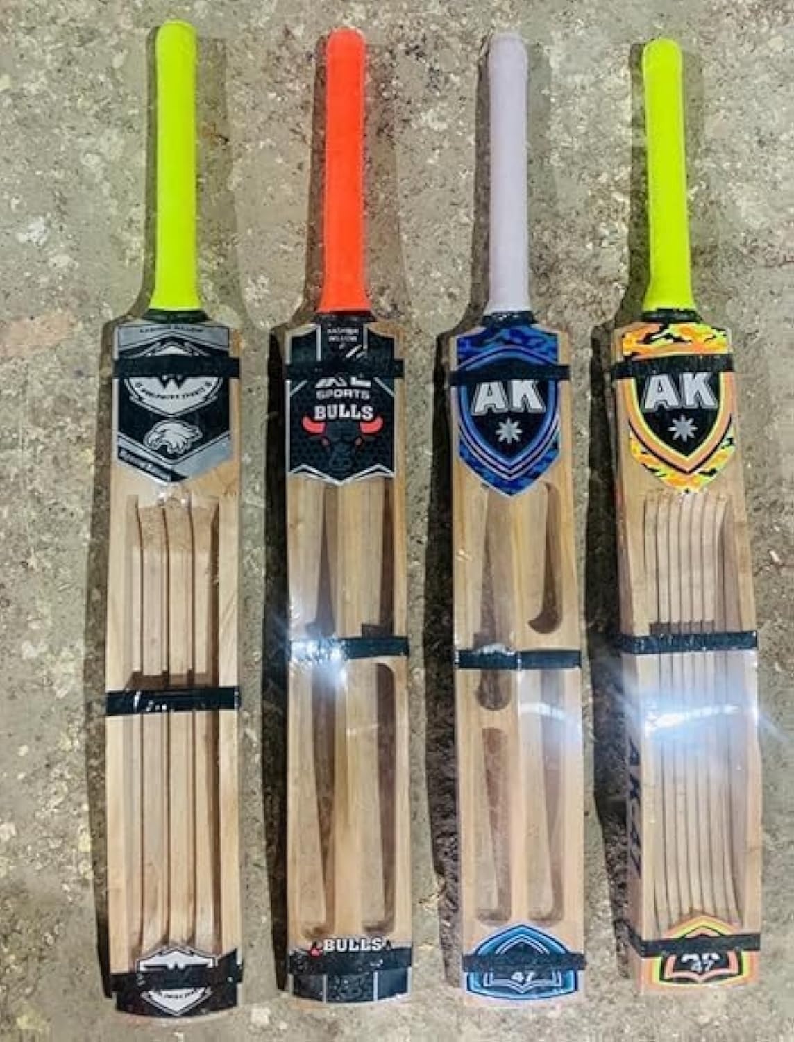 mayra Cricket Bat Popular Willow Full Size For Tennis Ball, Rubber Ball ...