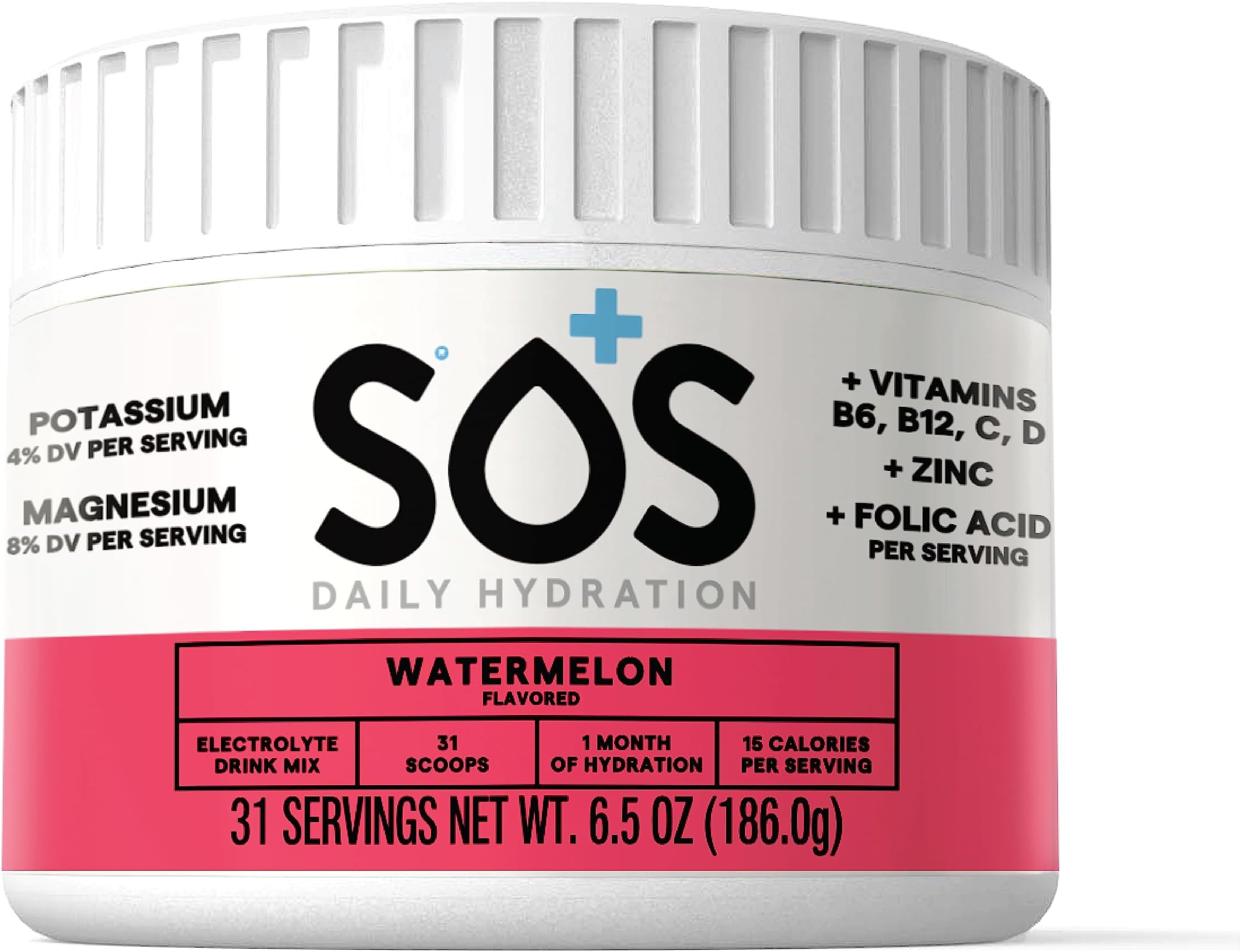 Amazon.com : SOS Hydration Electrolyte Powder Drink Mix Packets | Daily ...