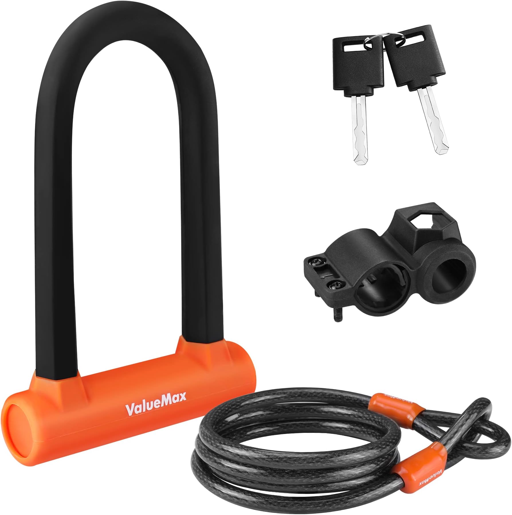ValueMax Bike Lock, High Security Bike U Lock 17mm, with Sturdy ...