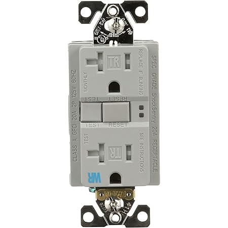 Eaton GFCI Self-Test 20A -125V Tamper & Weather Resistant Duplex ...