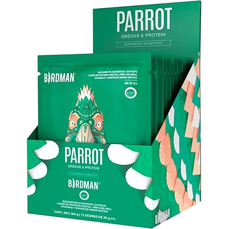 BIRDMAN Parrot Greens & Protein Super Alimento, Colacion De Verdes ...