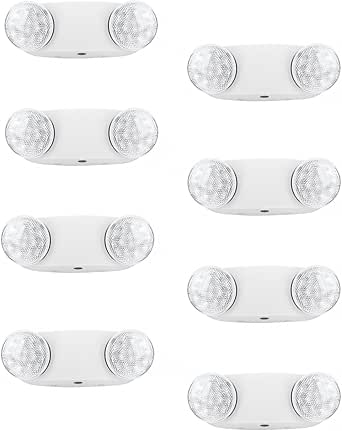 RMC LED Emergency Lights with Battery Backup, Two Head Adjustable ...