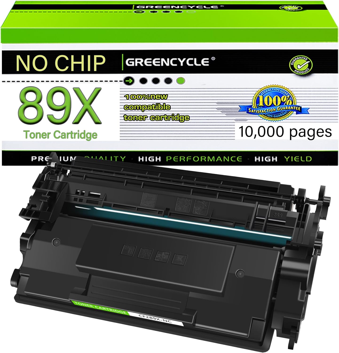 Amazon.com: greencycle High Yield Compatible 89A 89X Black Toner ...