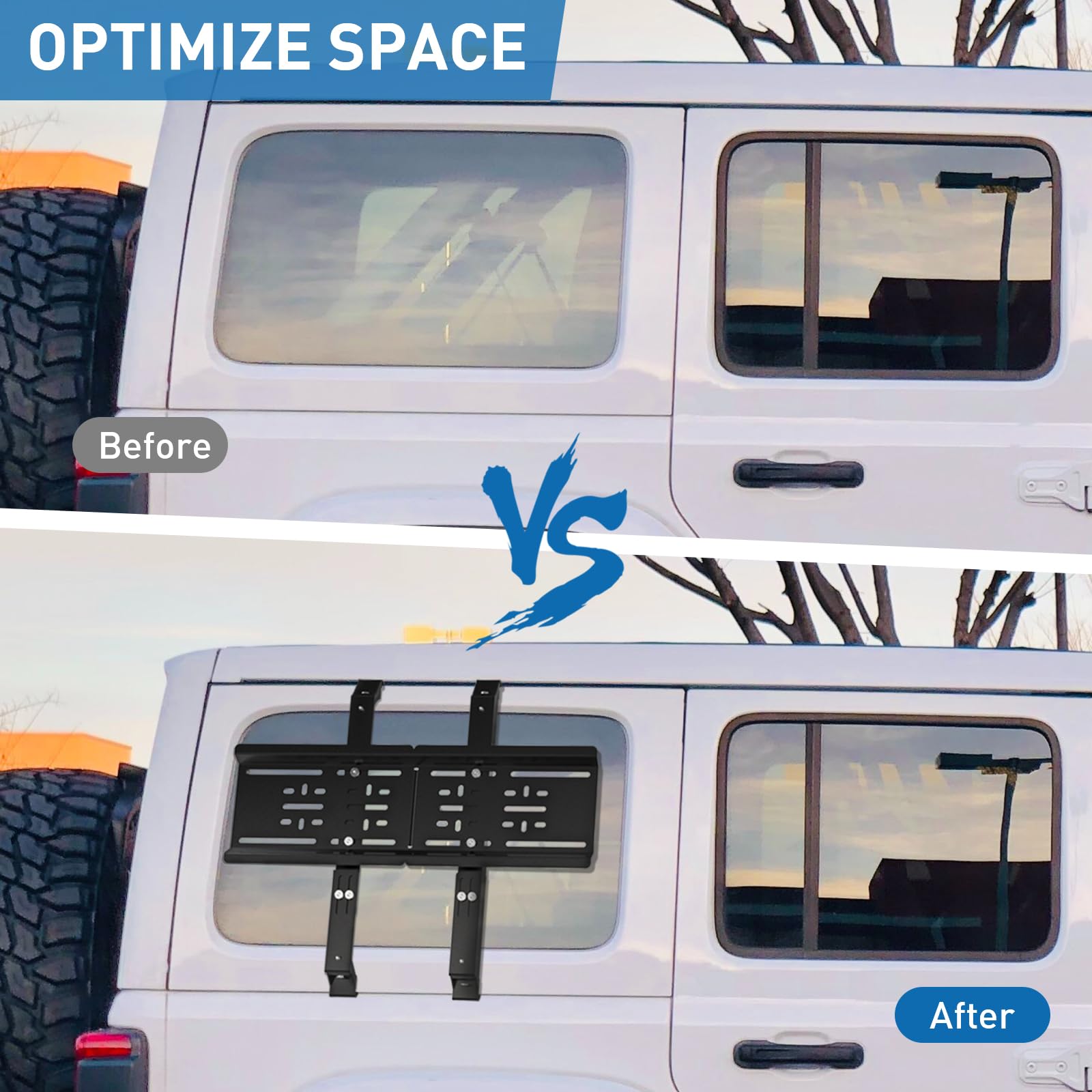 Snapklik.com : Rear Window Storage Panel Kit For Wrangler JL 2018-2024 ...