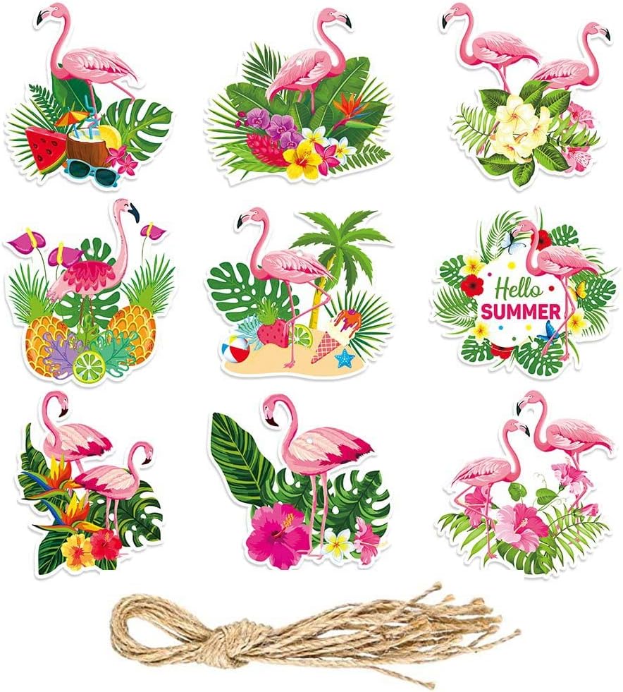 Amazon.com: Kigley 36 Pcs Summer Tropical Birds Party Ornaments ...