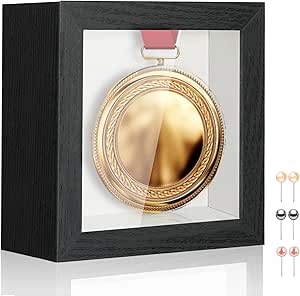 Amazon.com - MUXIUNT 3x3 Small Square Shadow Box Picture Frame Display Case with Soft Linen Back ...