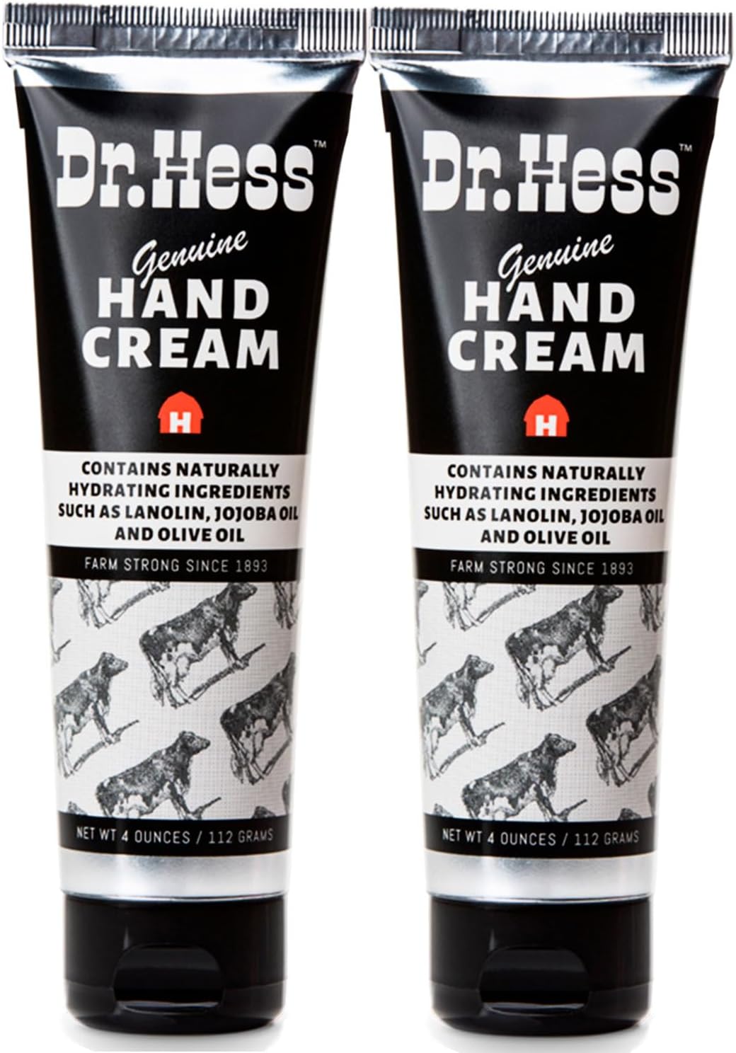 Dr. Hess Genuine Hand Cream, Nourishing lotion for Dry, Cracked Hands & Heels, Eczema Relief ...