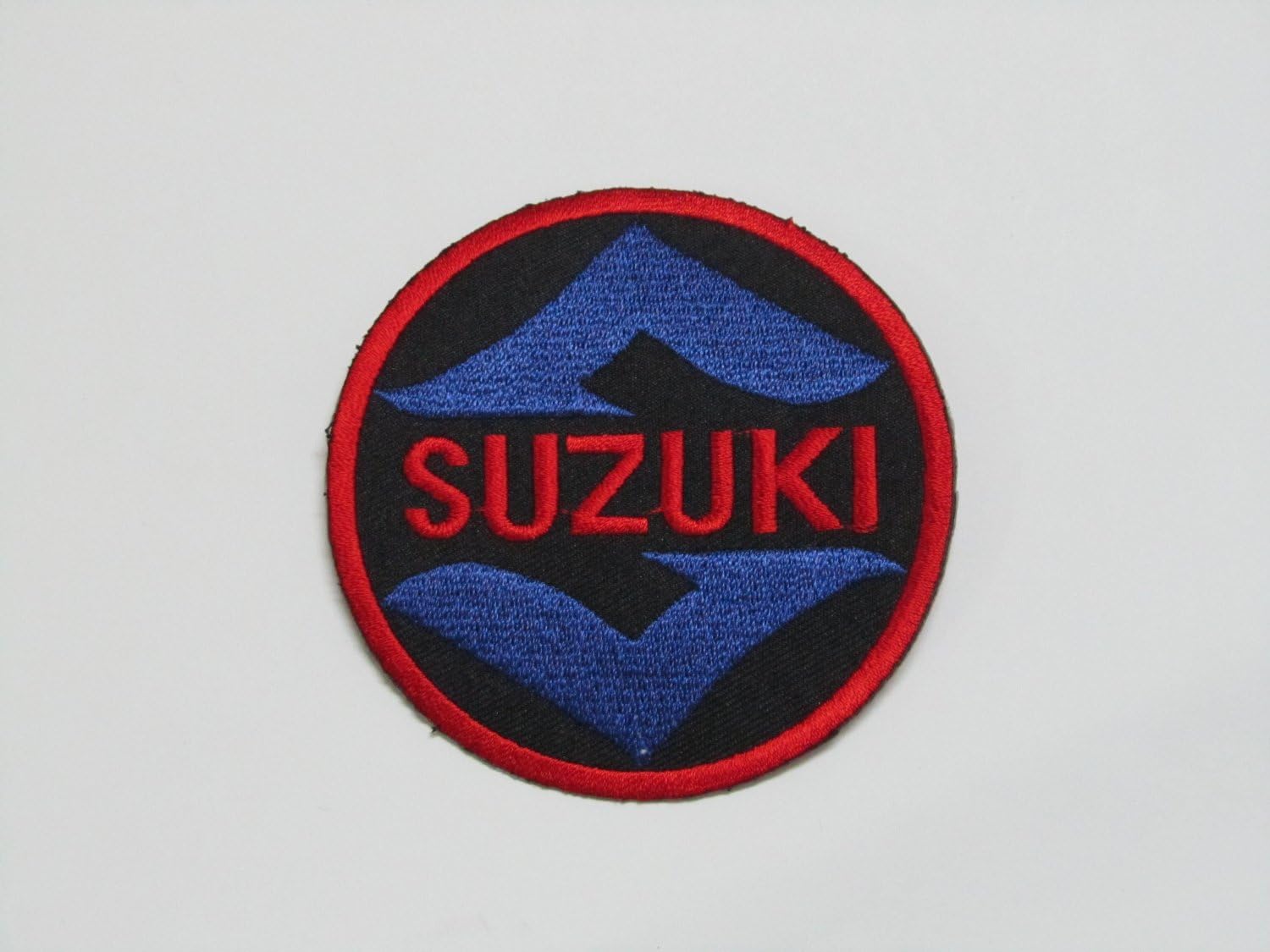 Amazon.com: 1x SUZUKI Logo Embroidered Sew Iron on Patches 1 Pcs. (Red ...
