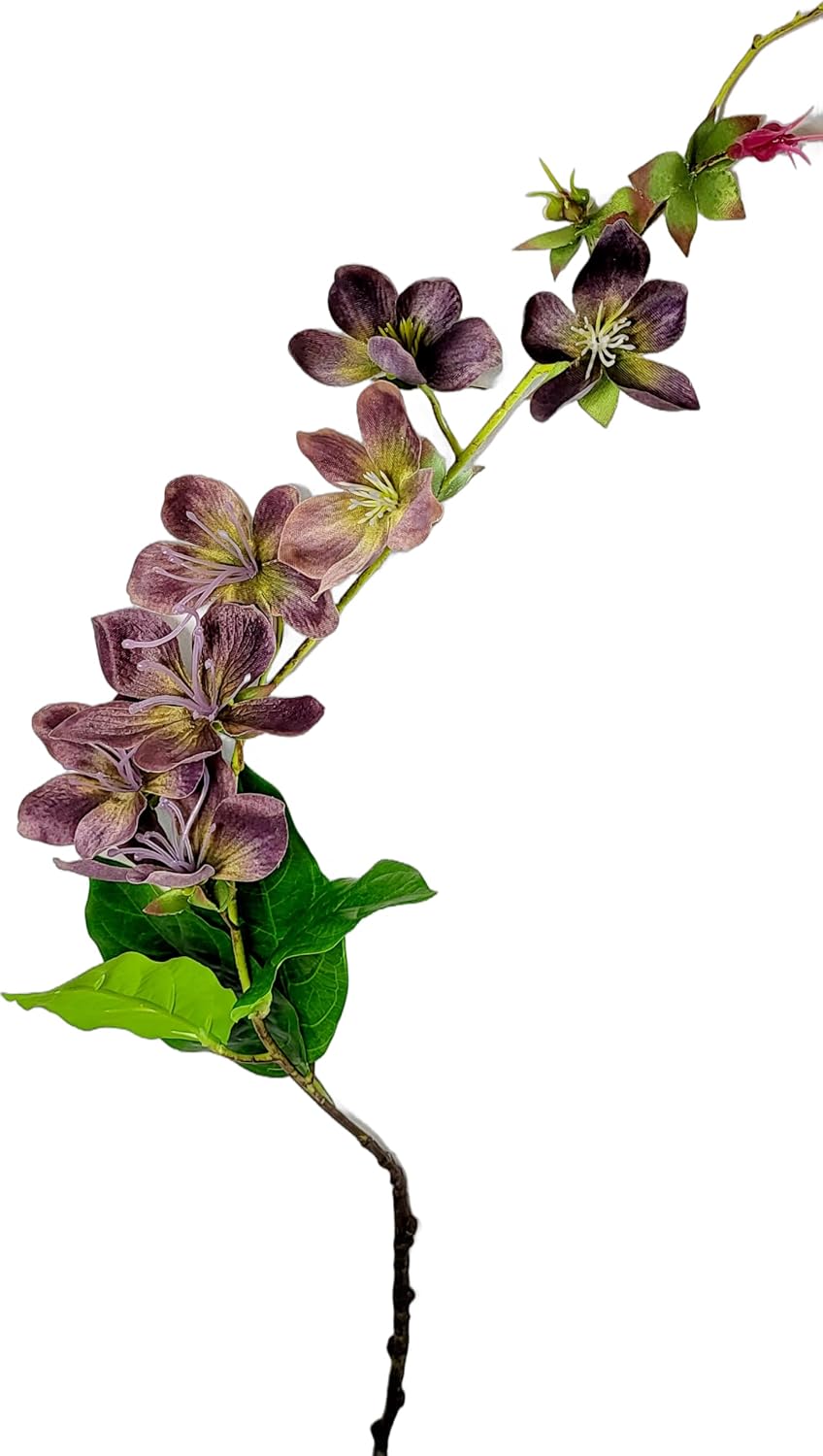 WY8 Jasmine Flower Branch - 80cm Artificial Jasmine Flowers for Home ...