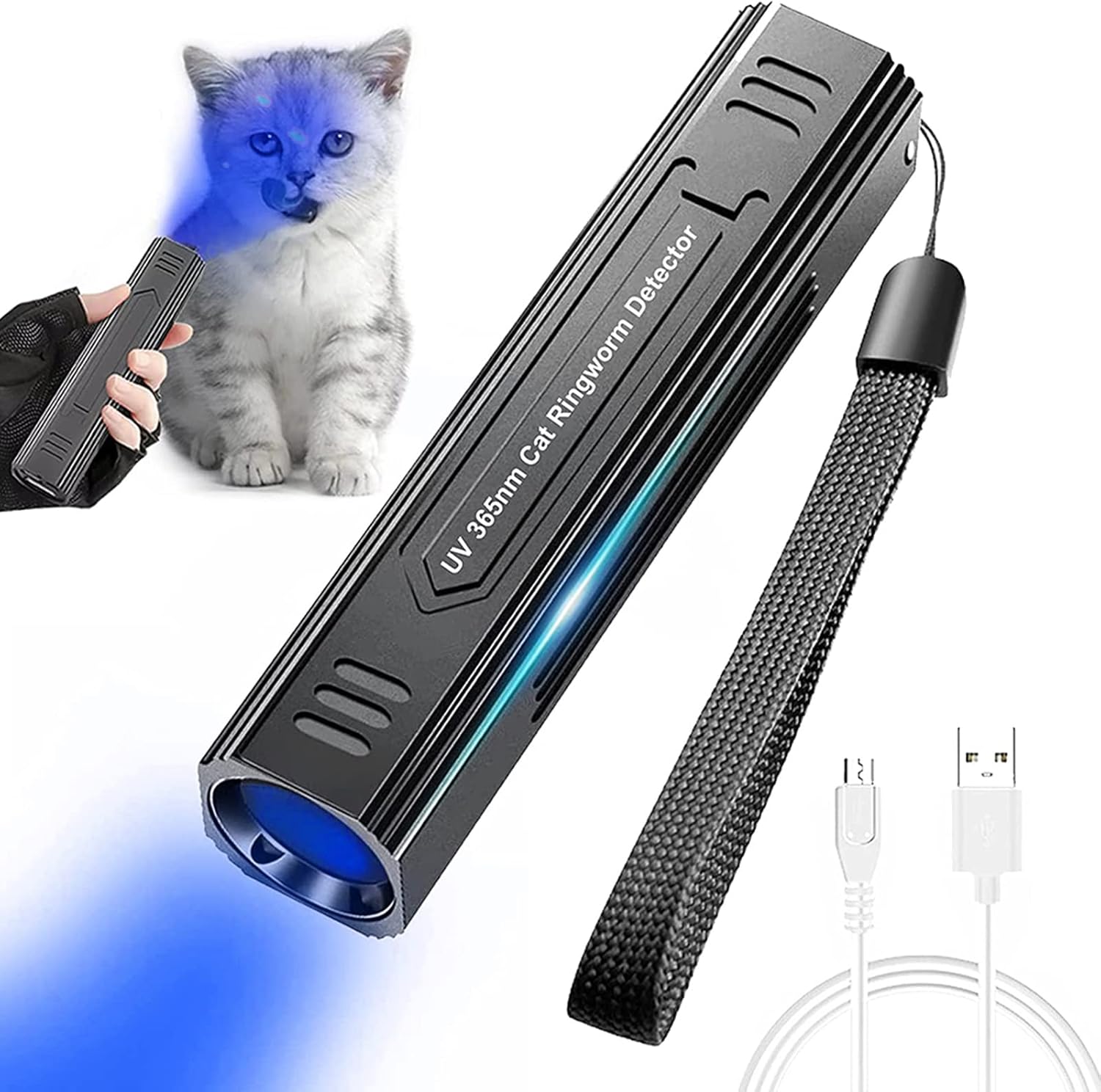 Amazon.co.jp: UV Flashlight Black Light Waterproof Cat Ringworm ...