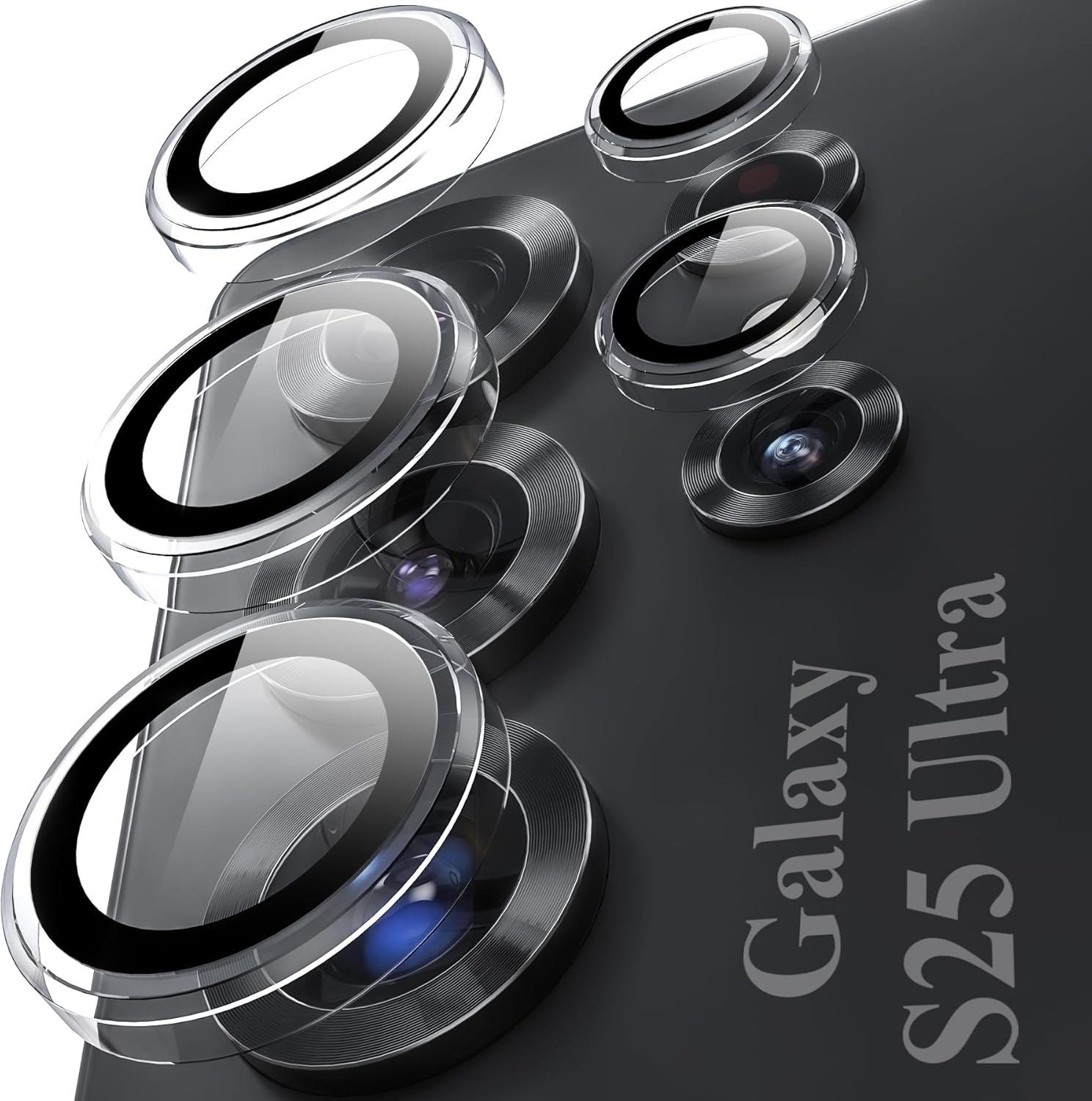 Amazon.com: YWXTW Camera Lens Protector for Samsung Galaxy S25 Ultra, [5X Stronger] Individual ...