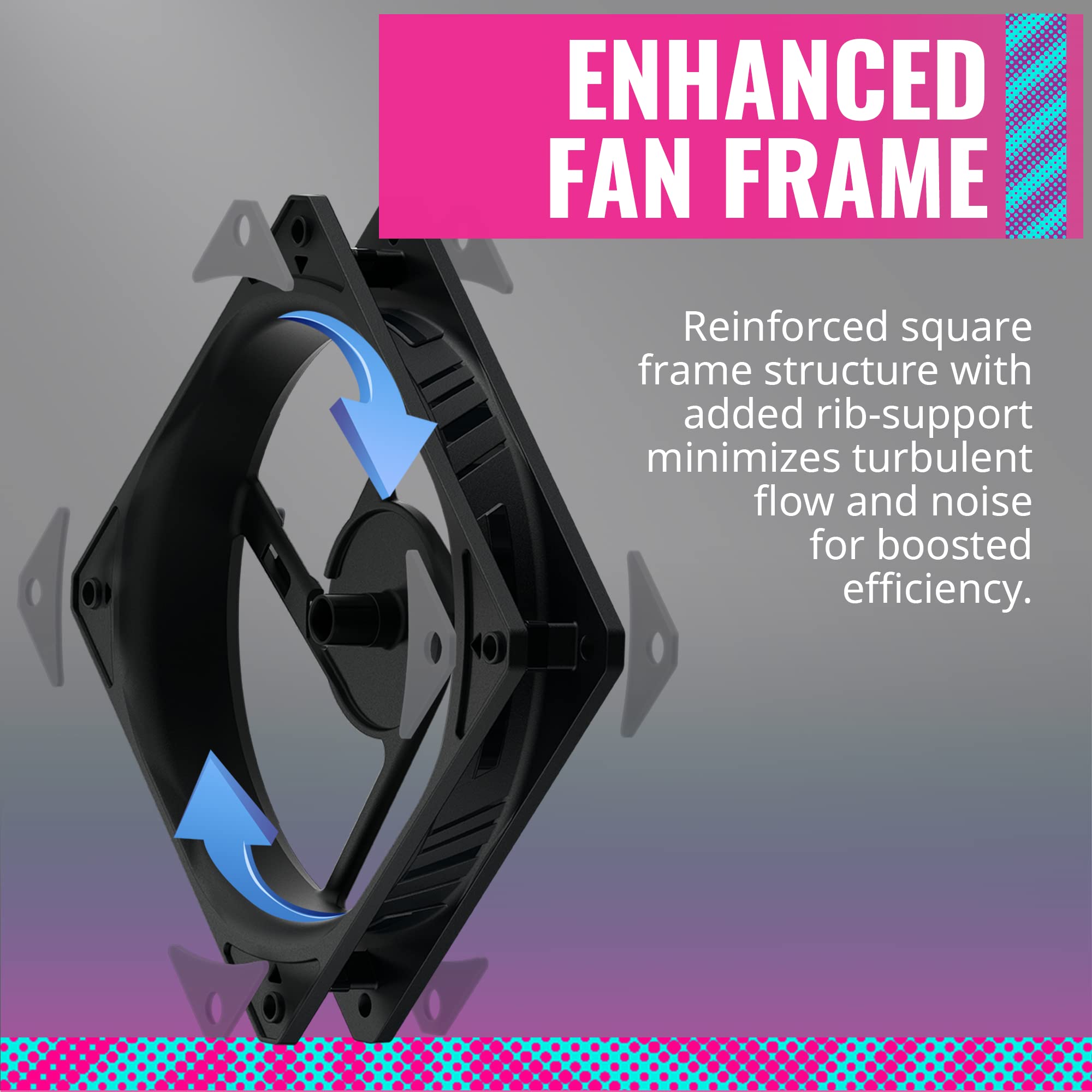 Buy Cooler Master SickleFlow 92 All-Black Square Frame Fan, Air Balance ...