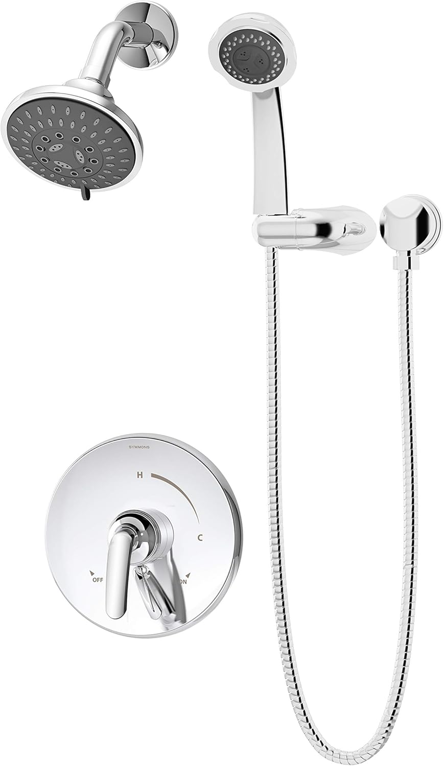 Symmons SYMS550815TRM Elm Pressure Balanced Shower System with Shower ...