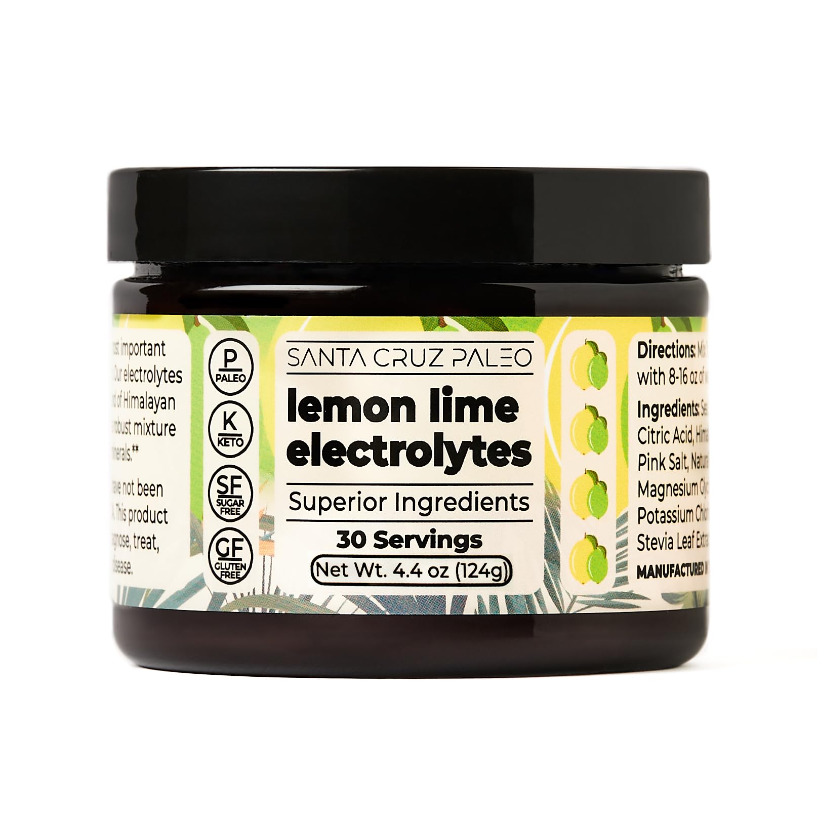 Snapklik.com : Santa Cruz Paleo Electrolyte Powder, Lemon Lime Flavor ...
